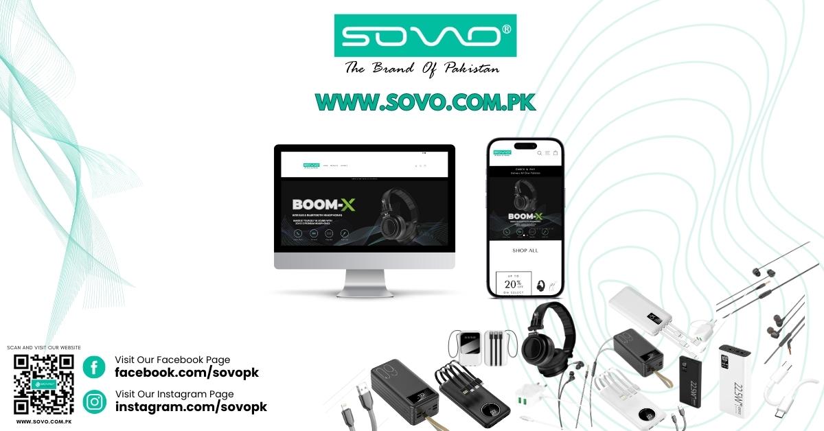 SOVO No.1 Mobile Accessories Brand in Pakistan